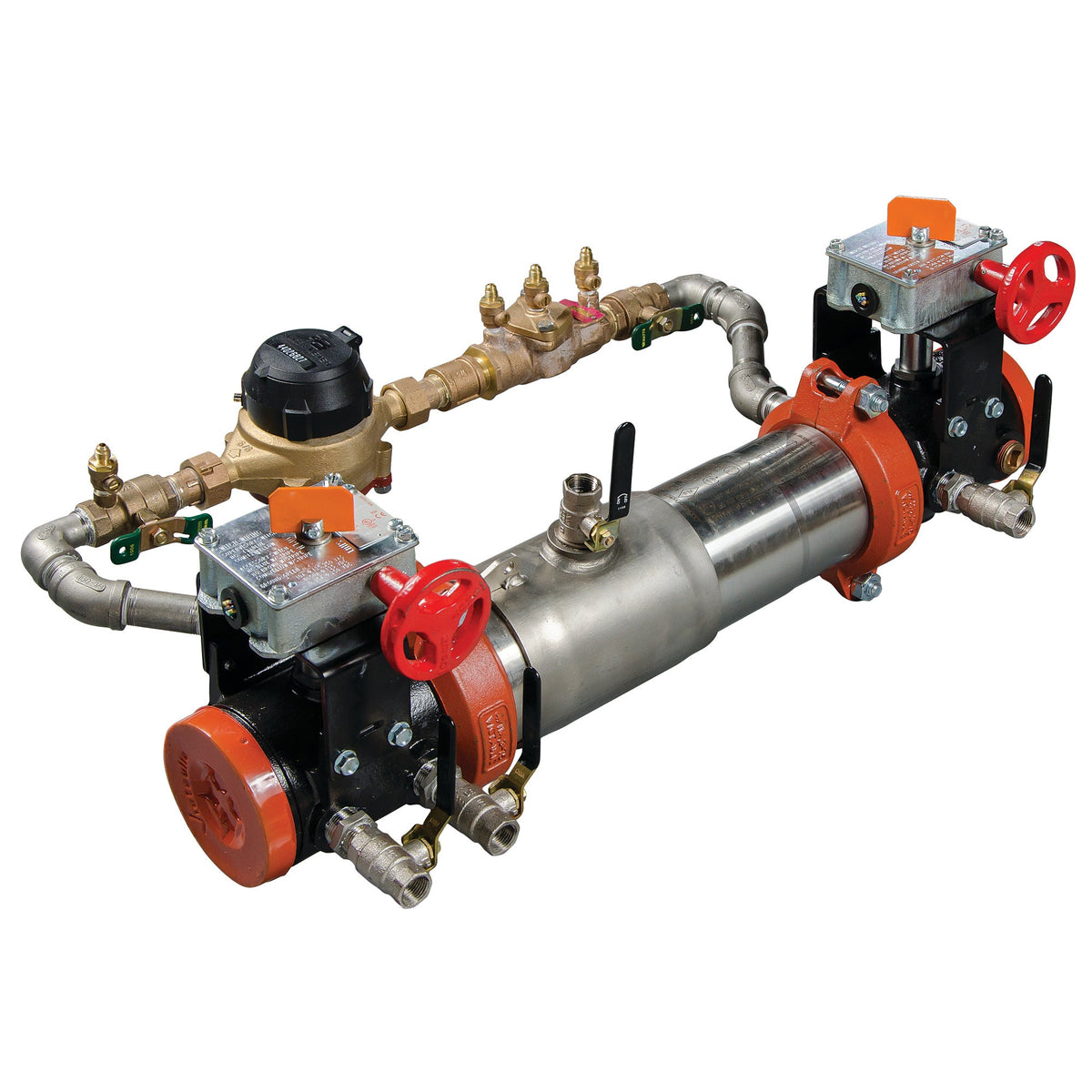 0122734 (Watts) | 2-1/2 Inch | Lead Free Double Check Detector Backflo