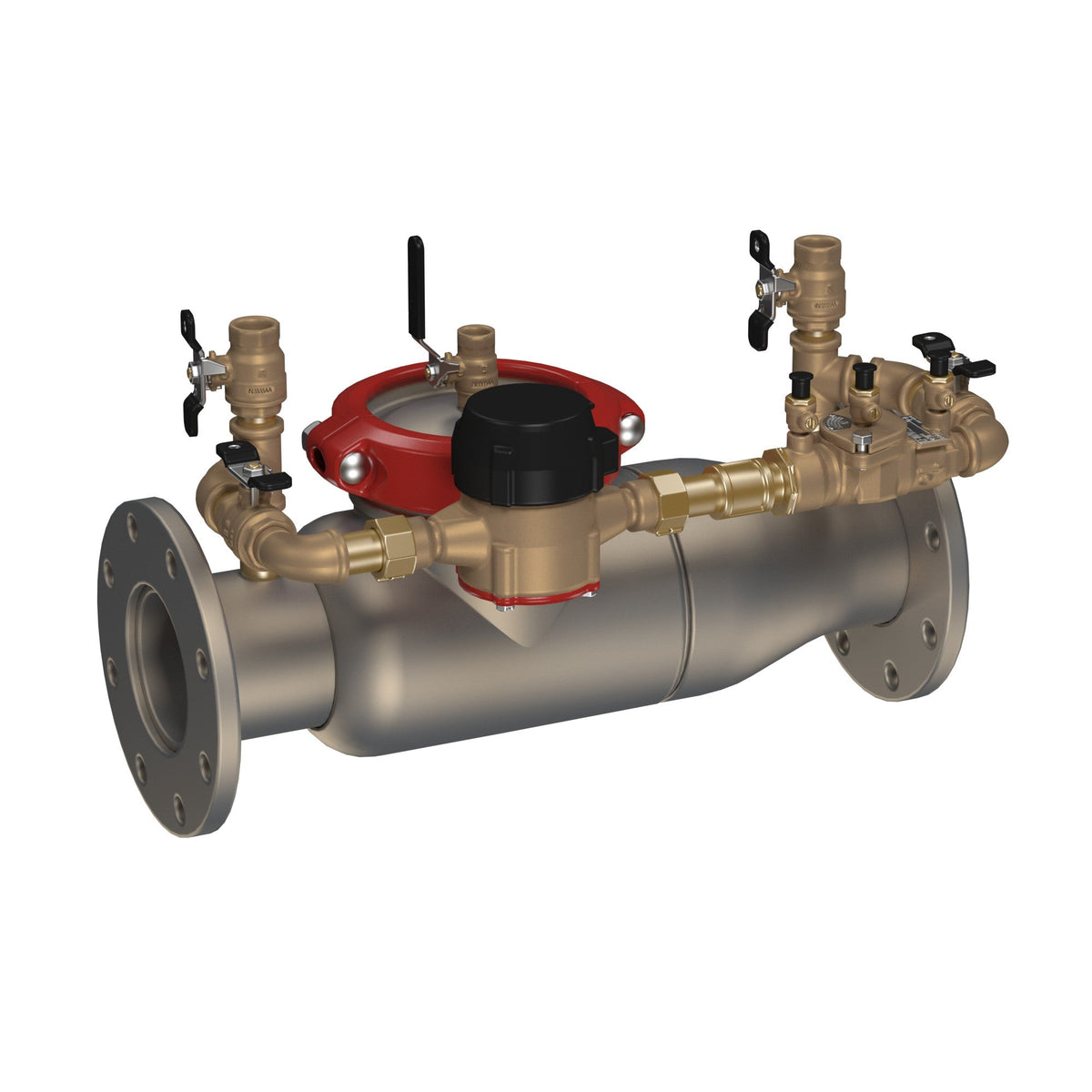 0438014 (Watts) | 6 Inch | SS Double Check Detector Assembly Backflow