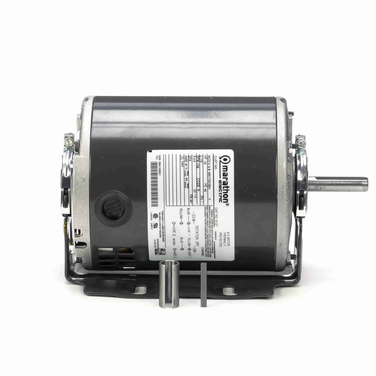 MS127 | General Purpose Motor | 0.33 HP | 1 Phase | ODP | 1725 RPM | 1