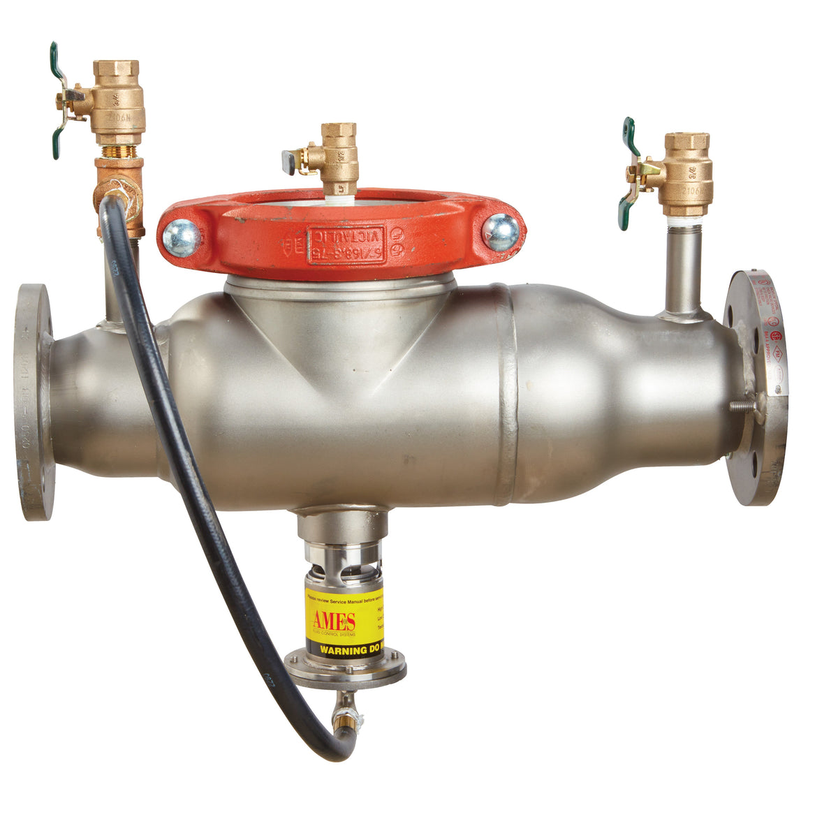 0690495 (Ames-Deringer) | 4 Inch | SS Reduced Pressure Zone Backflow P