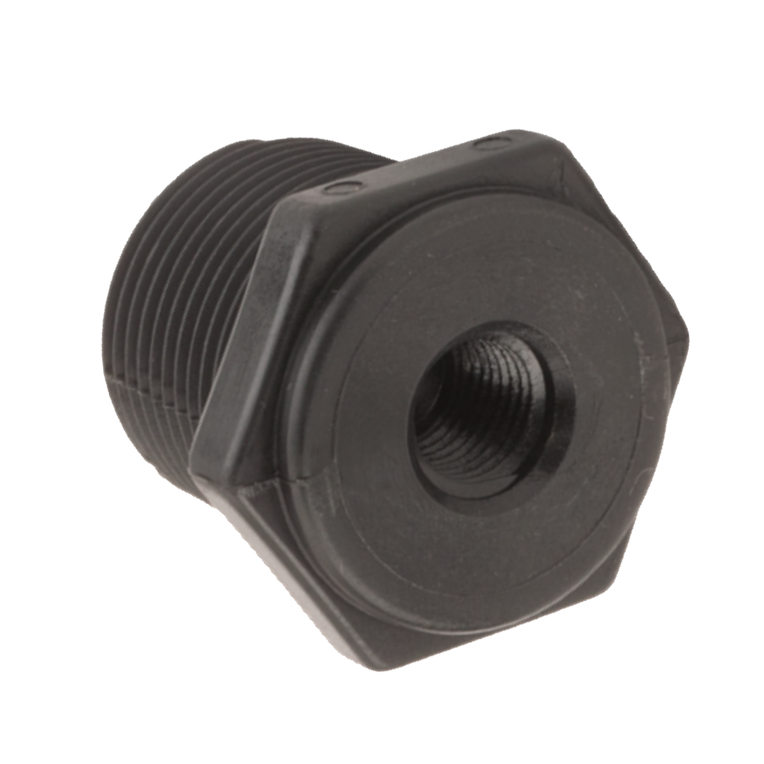 RB100-025 (Banjo) Bushing-Reducer 1 Mpt X 1/4 Fpt Poly