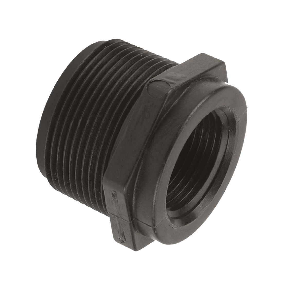 RB150-100 (Banjo) Bushing-Reducer 1-1/2 Mpt X 1 Fpt Poly