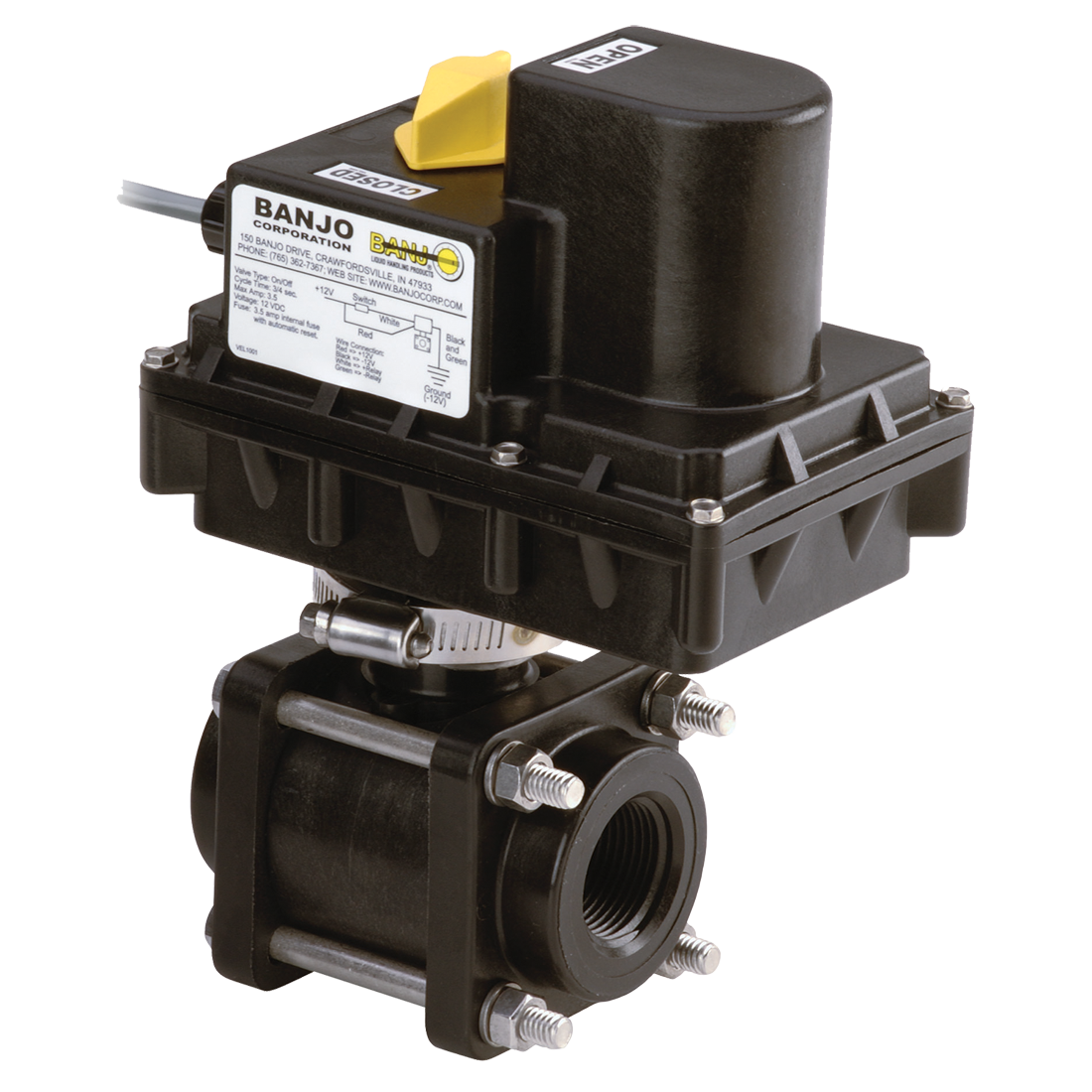 EVR100FP (Banjo) Valve-Elec Reg 1 Fp 4 Sec Rt