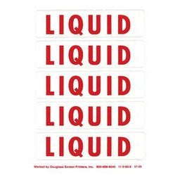 Dprint Part (11-V-90-5) Liquid Piping Decal 1 X 4